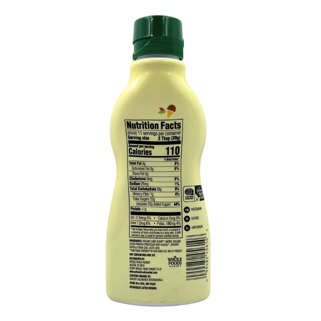 365 Organic Chocolate Syrup (448g)