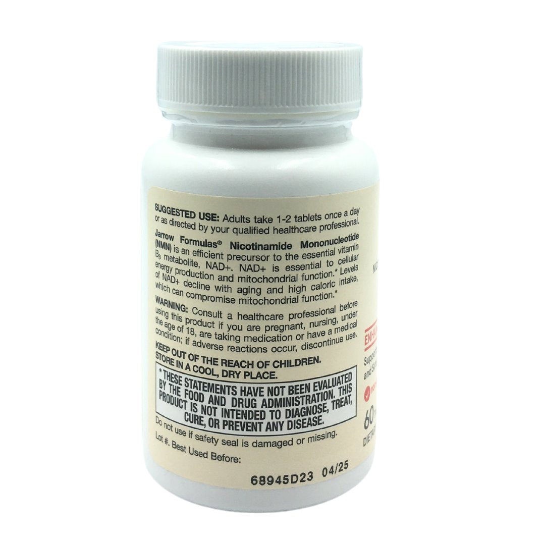 Jarrow Formulas Nicotinamide Mononucleotide NMN 125mg (60 tablets)
