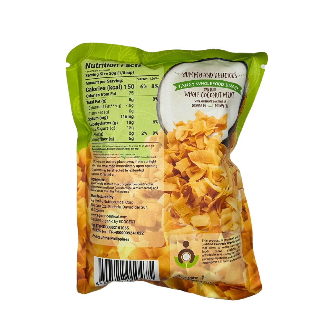 Organic Coco Crisps Baked Coconut Chips - Calamansi (30g)