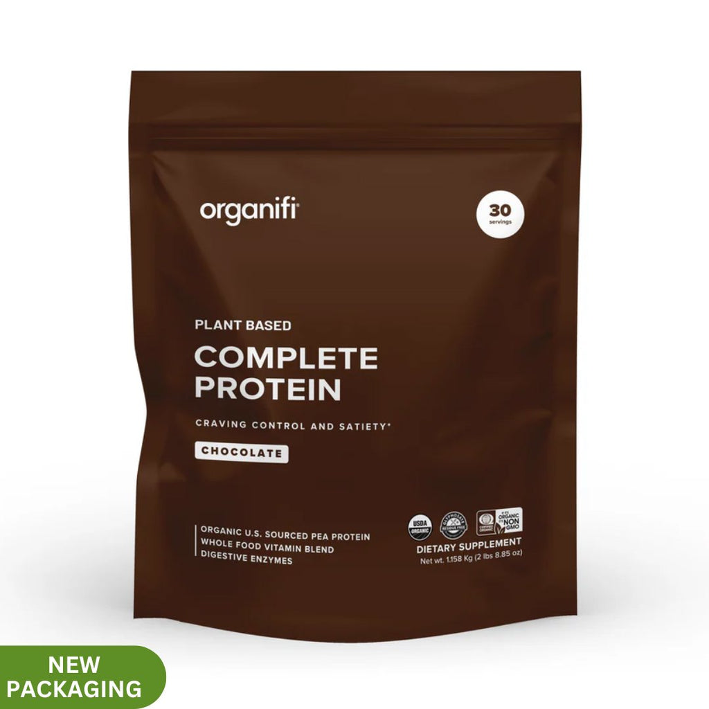 Organifi Vegan Protein Powder (Chocolate) - Resealable Pouch (1158g ...