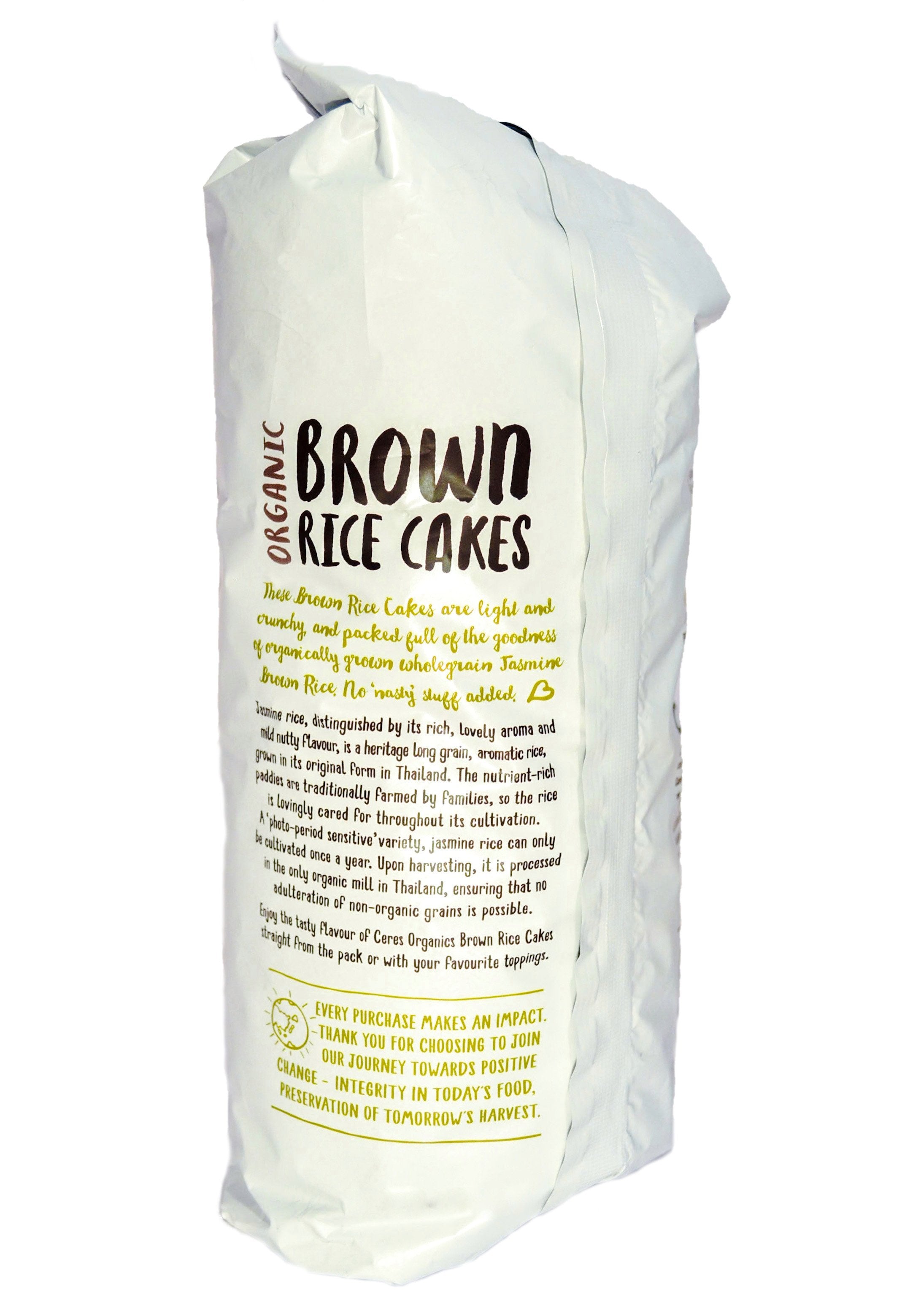 Ceres Organics Brown Rice Cakes - No Added Salt (110g)