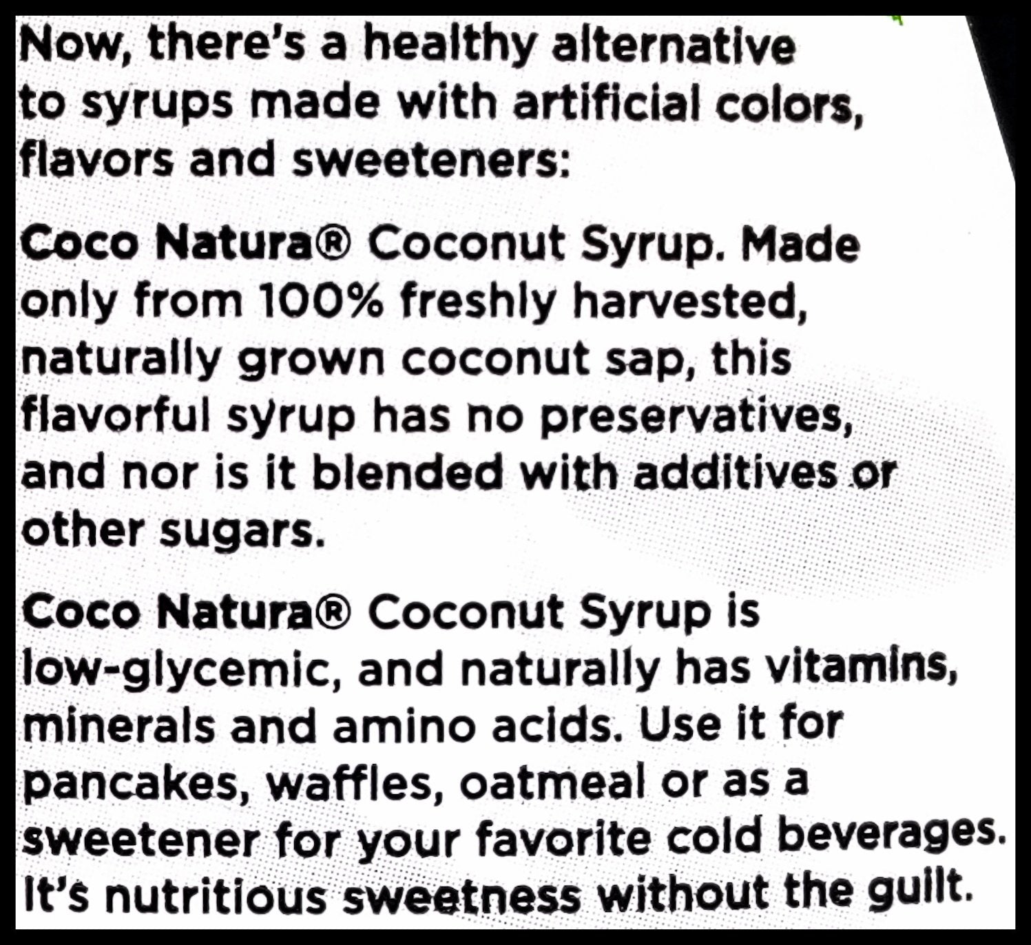 Coco Natura Organic Coconut Syrup (250ml)