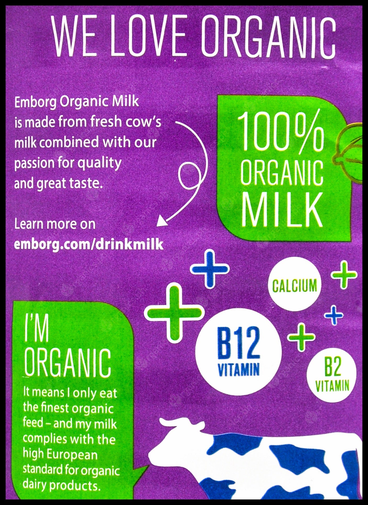 Emborg Organic Milk (1 Liter)