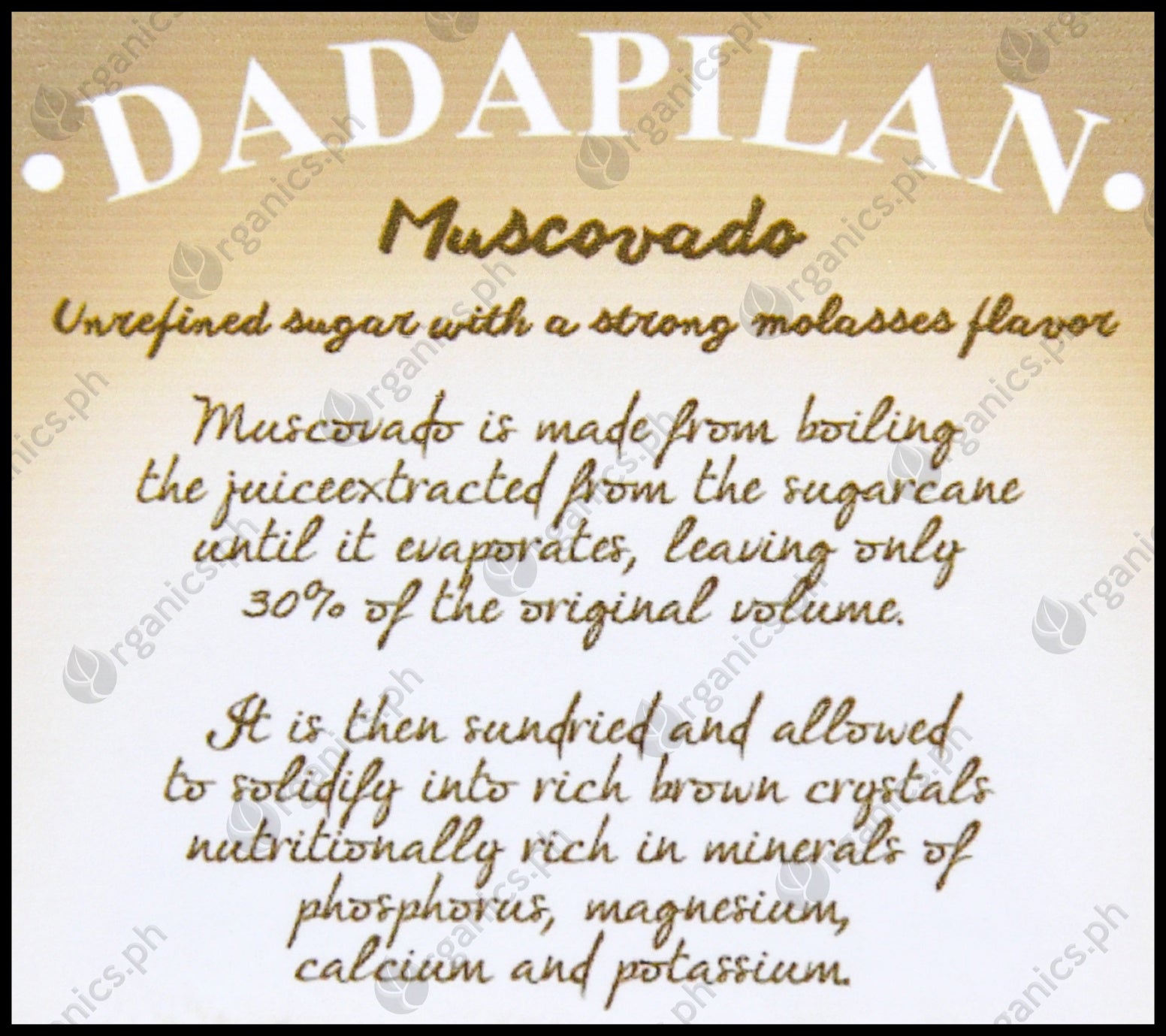 Feel Well Dadapilan Muscovado Sugar (500g)