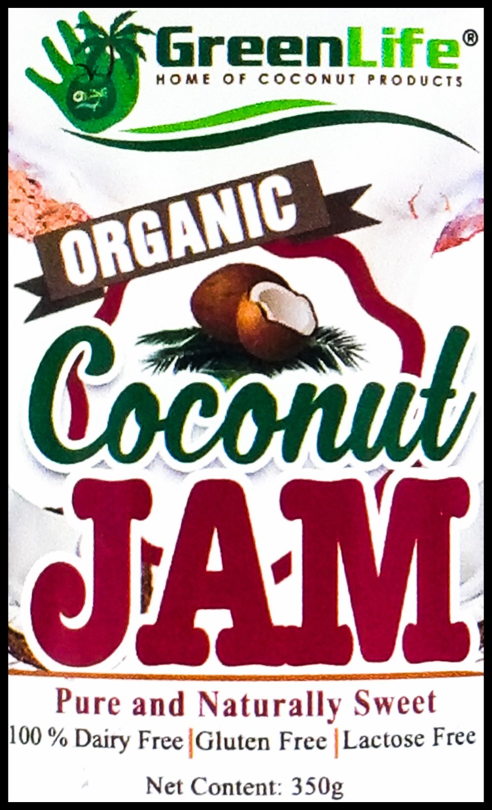 Greenlife Organic Coconut Jam (350g)