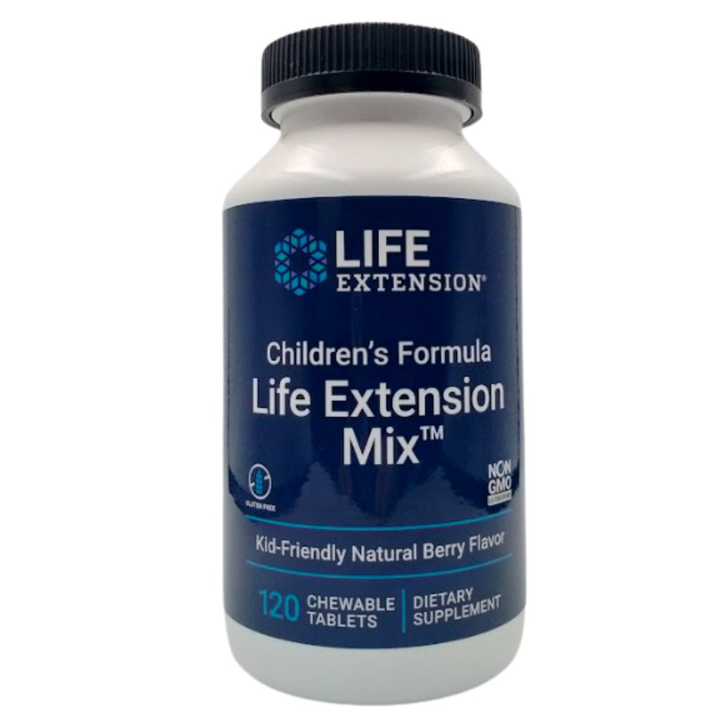 Life Extension Mix Children's Formula - Natural Berry (120 chewable ...