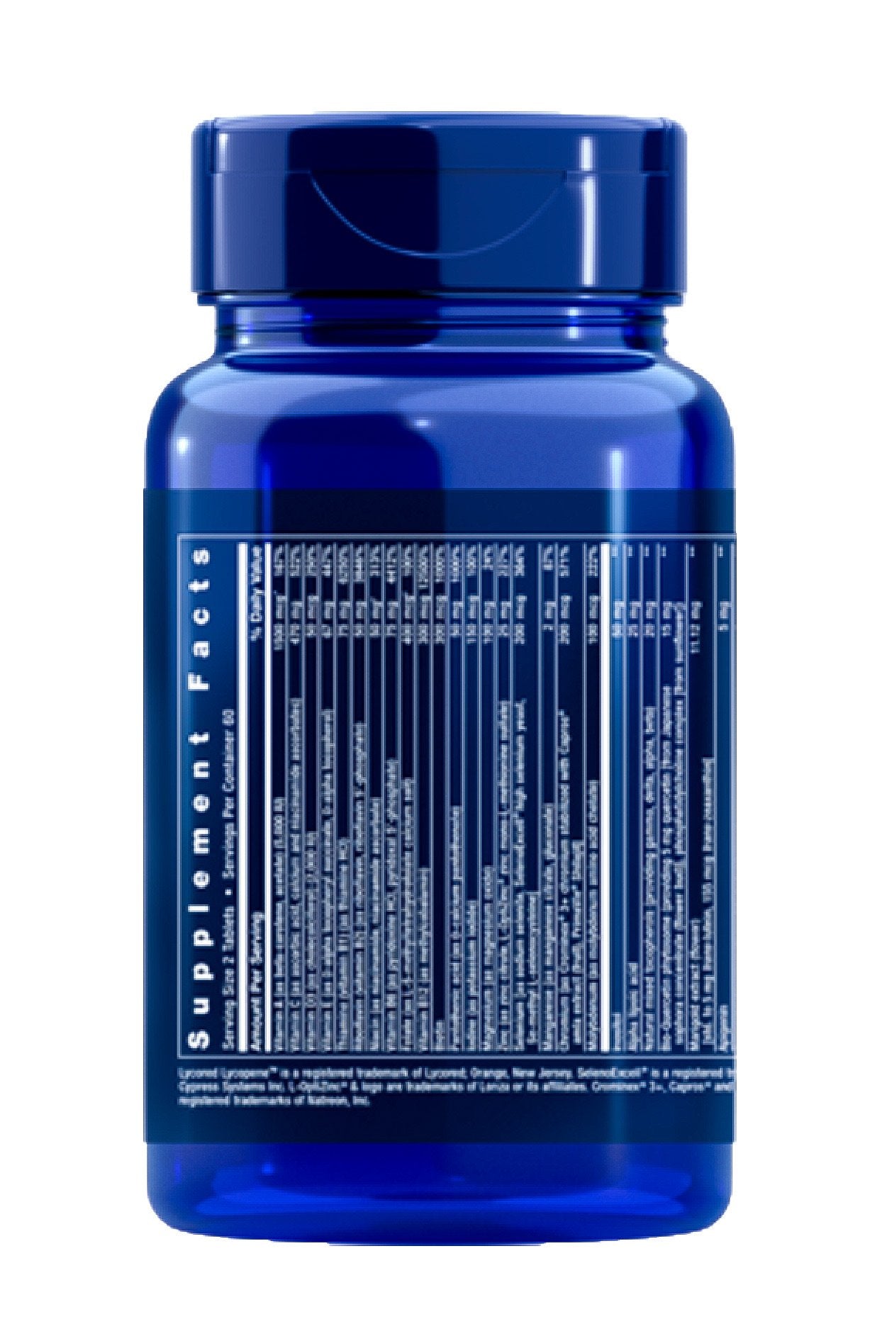 Life Extension Multivitamin Two-Per-Day Tablets (120 tablets or caps)