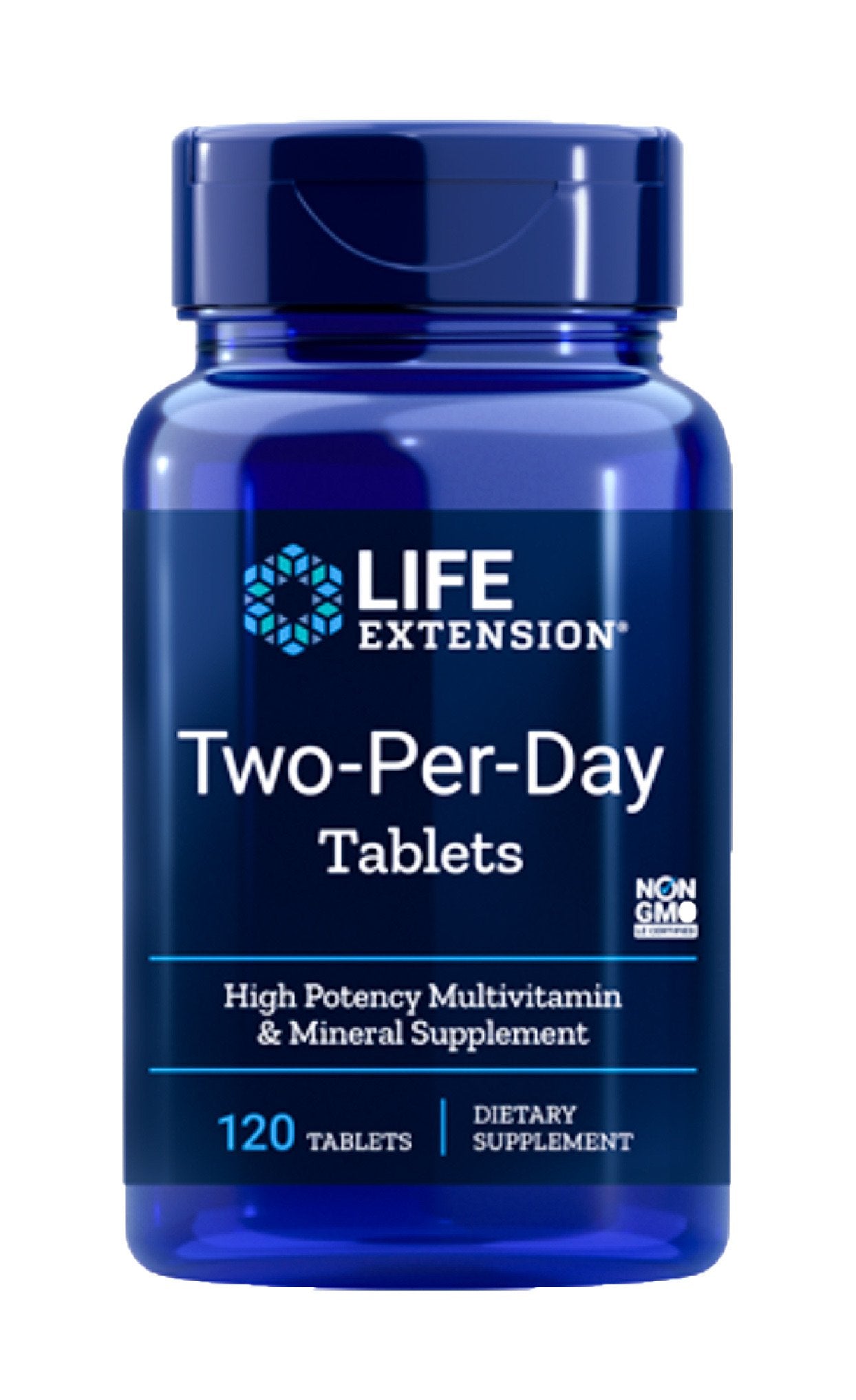 Life Extension Multivitamin Two-Per-Day Tablets (120 tablets or caps)