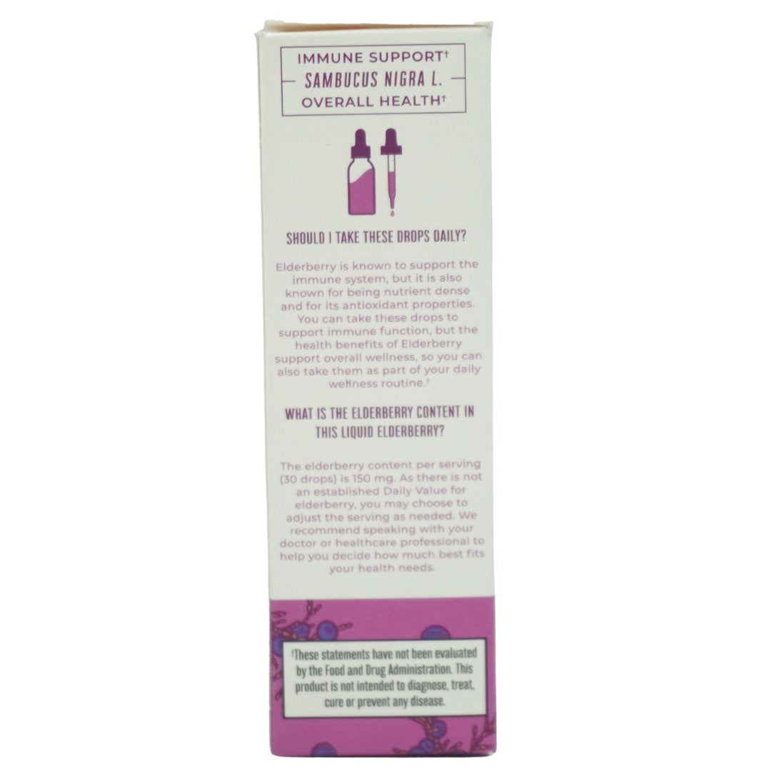Mary Ruth's Organic Liquid Elderberry Immunity - Blueberry + Raspberry ...