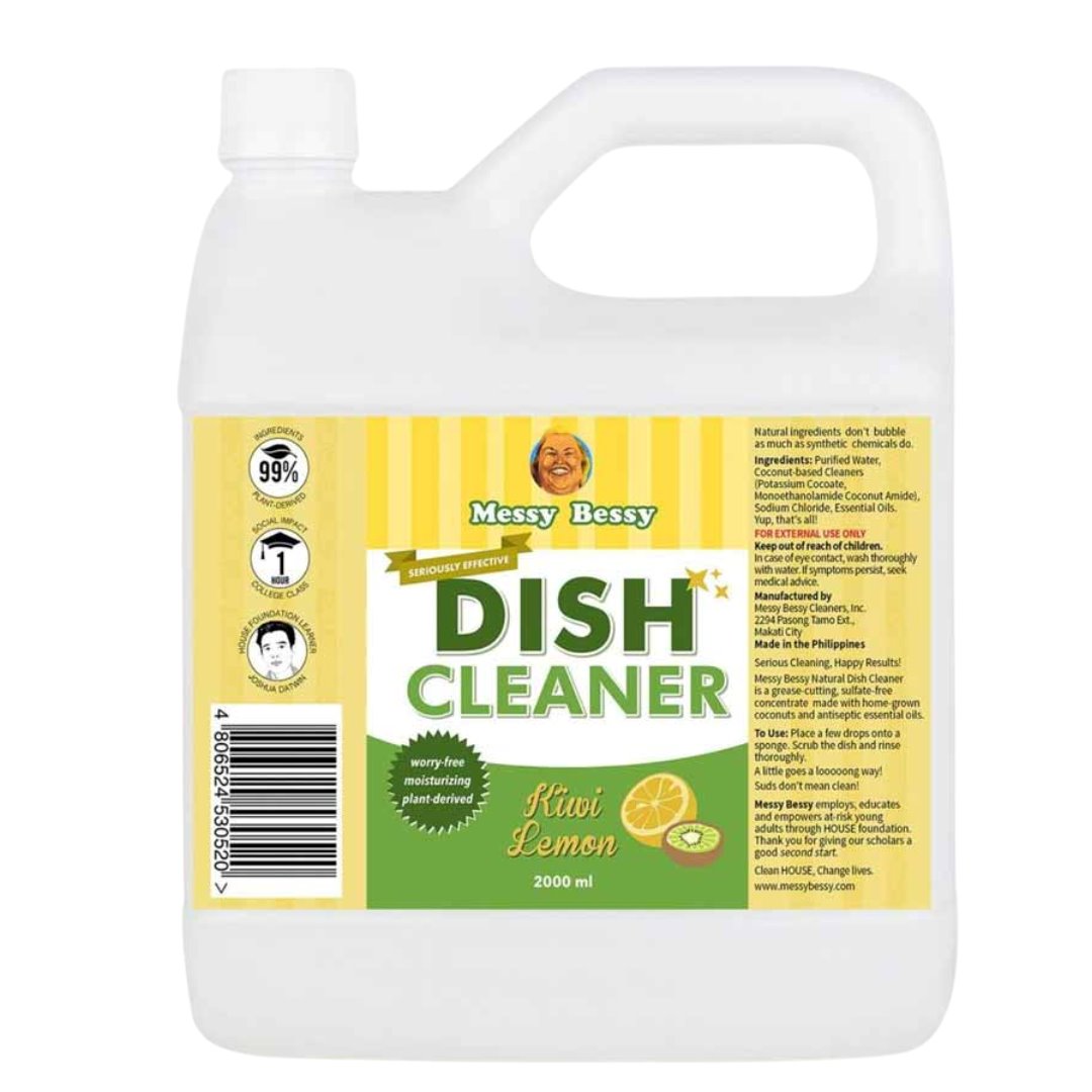 Messy Bessy Natural Dish Cleaner - Kiwi Lemon (2000ml)
