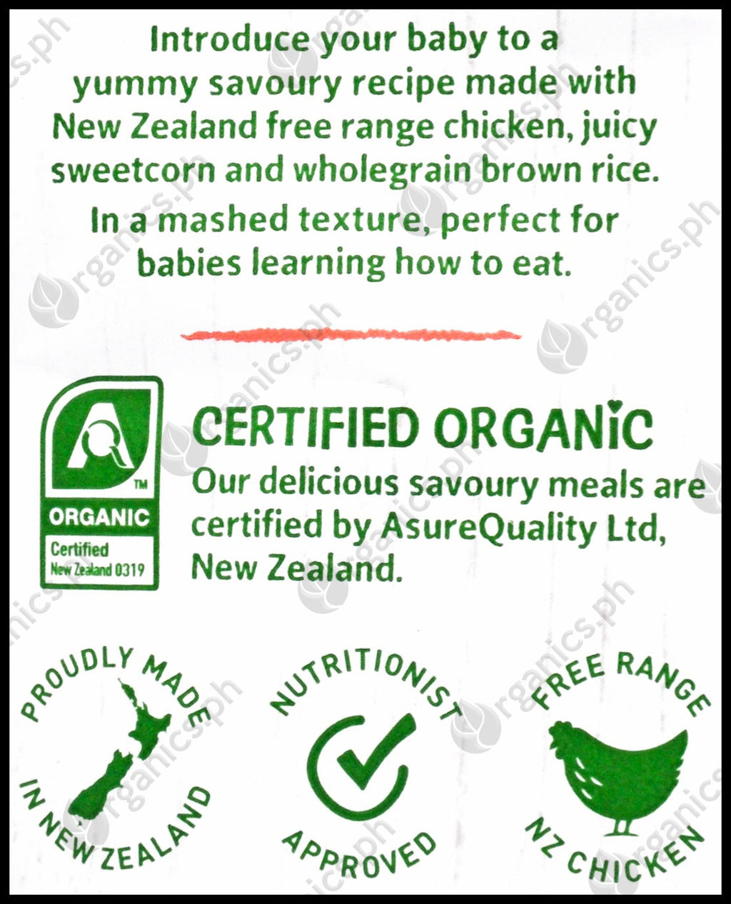 only-organic-baby-food-6-months-chicken-sweetcorn-brown-rice-120g ...