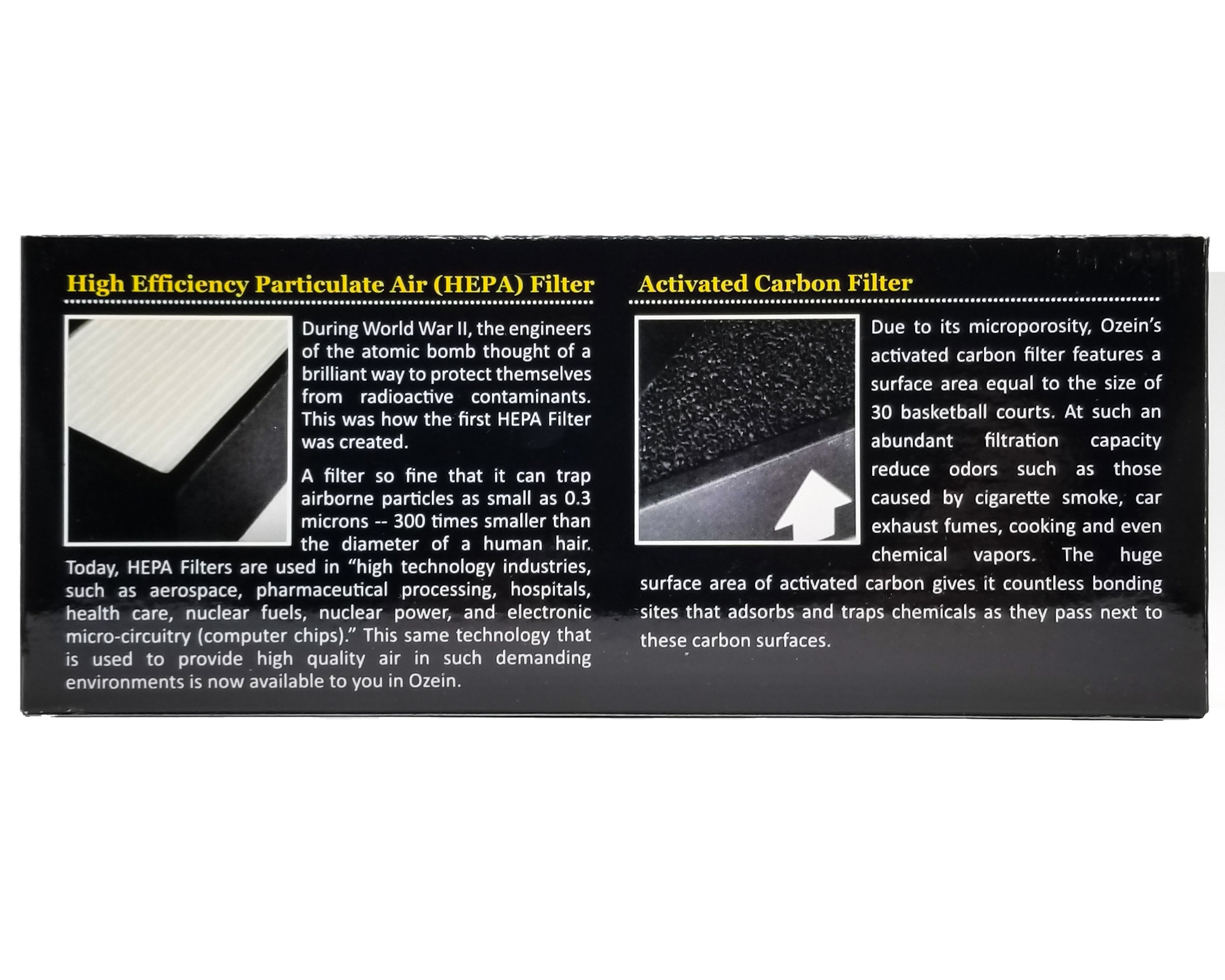 Ozein Ozonator HEPA and Carbon Filter (2 filters)