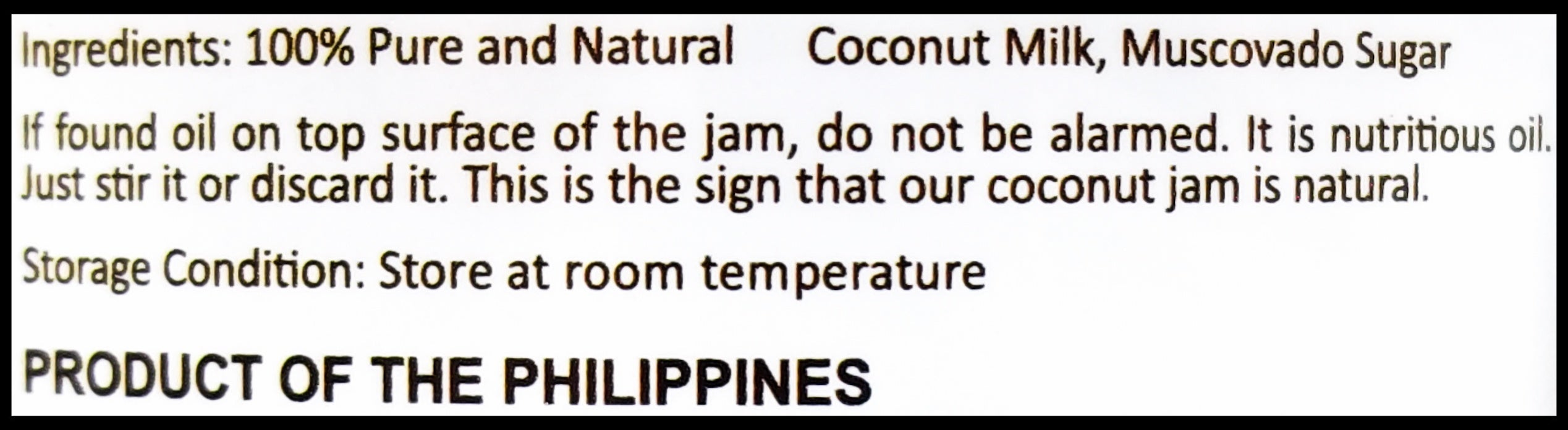 Quezon's Best Organic Coconut Jam - Muscovado (330g)