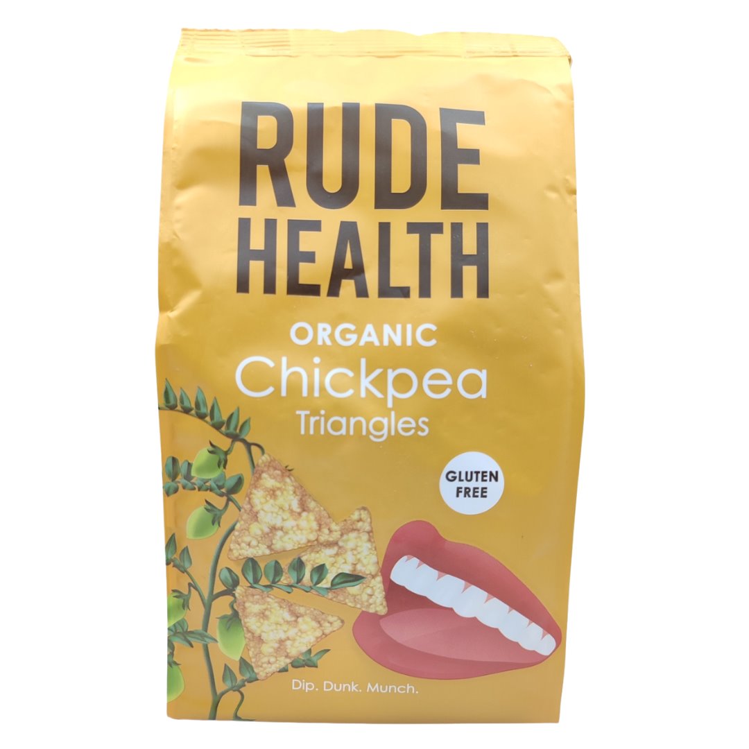 Rude Health Organic Chickpea Chips Triangles (80g)