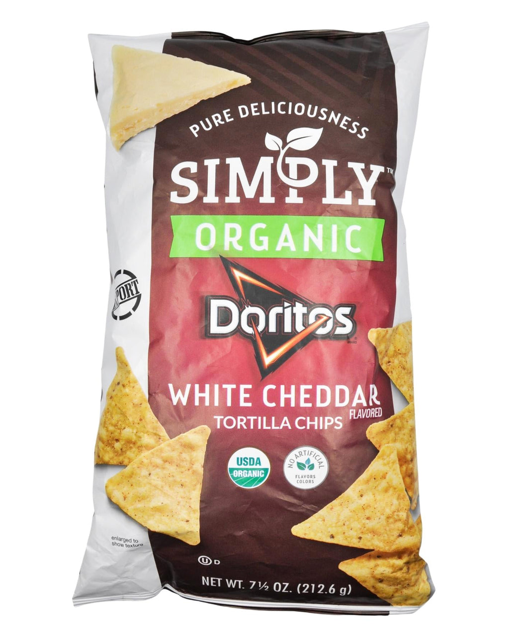 Simply Organic Doritos Tortilla Chips - White Cheddar (212.6g ...