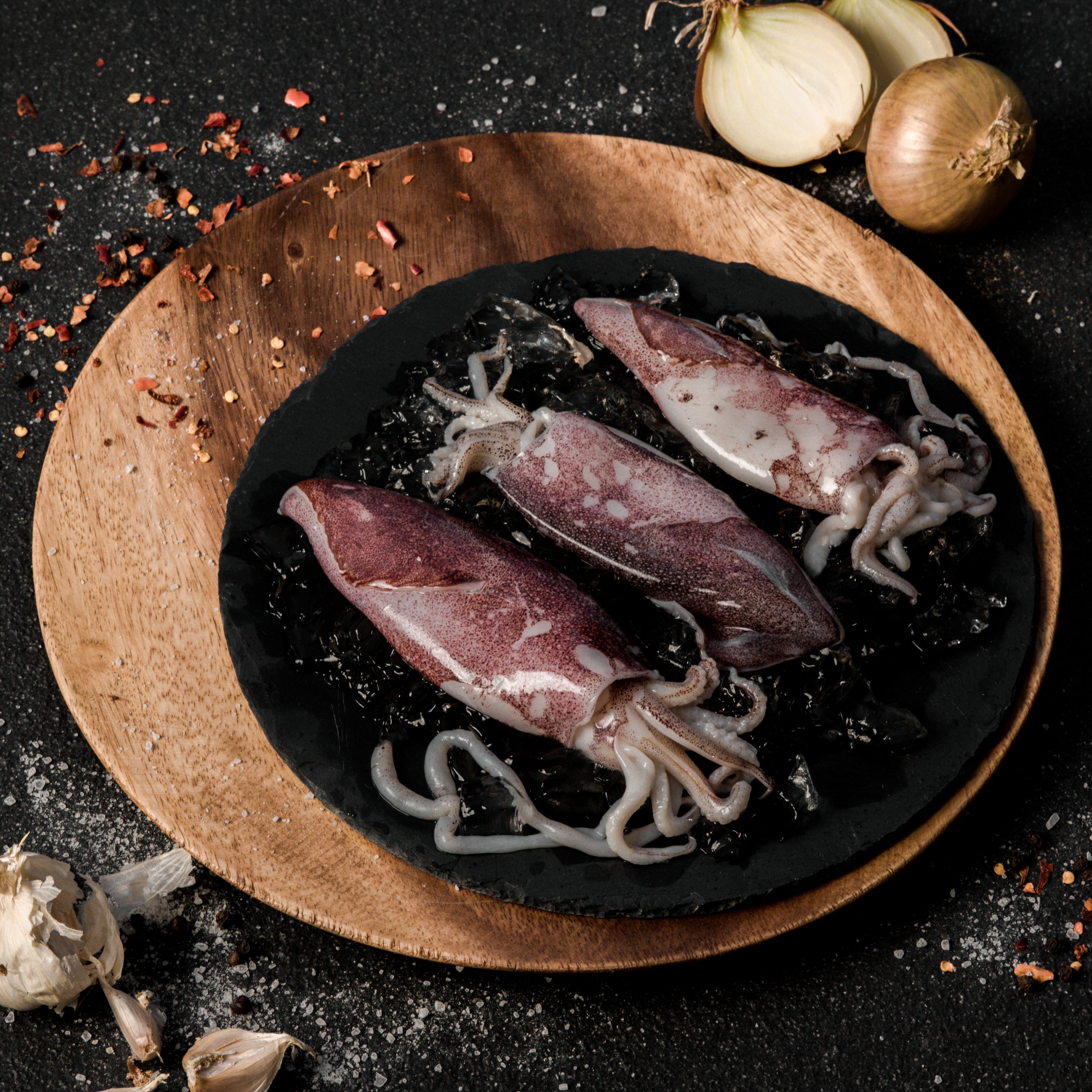 Wildcaught Seafood Squid - Whole & Cleaned no ink (470g)